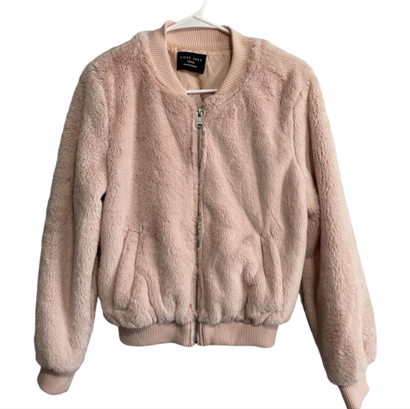 Love Tree | Jackets & Coats | Love Tree Light Pink Faux Fur Coat | Poshmark